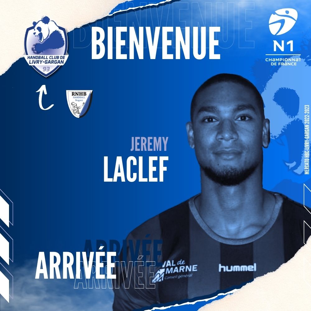 Jérémy Laclef rejoint le HBC Livry-Gargan ! - HBC Livry-Gargan